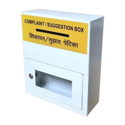 Lavicraft Metal Complaint Box/Suggestion Box with Lock & Two Keys ...