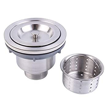 Khushi Stainless Steel Kitchen Sink Drain Waste Coupling or Waste Jali ...