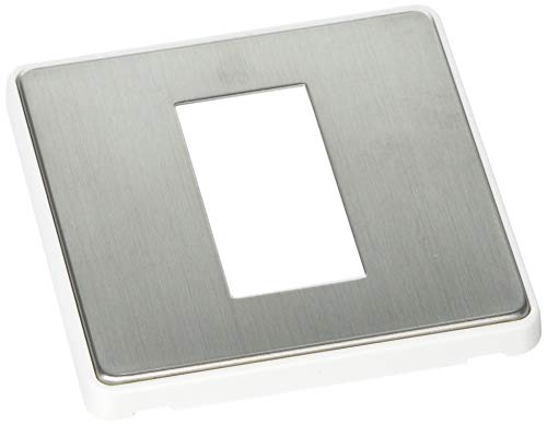 MK Dimensions 1 Module Euro Frame Brushed Stainless Steel Finish ...