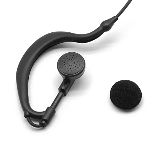 SUNDELY 2 X Earpiece Headset for Icom Radio IC-V8 IC-F3G IC-F12 IC-F20 ...