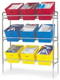 Amazon.com : Charnstrom Triple Tote Rack (TR350) : Office Products