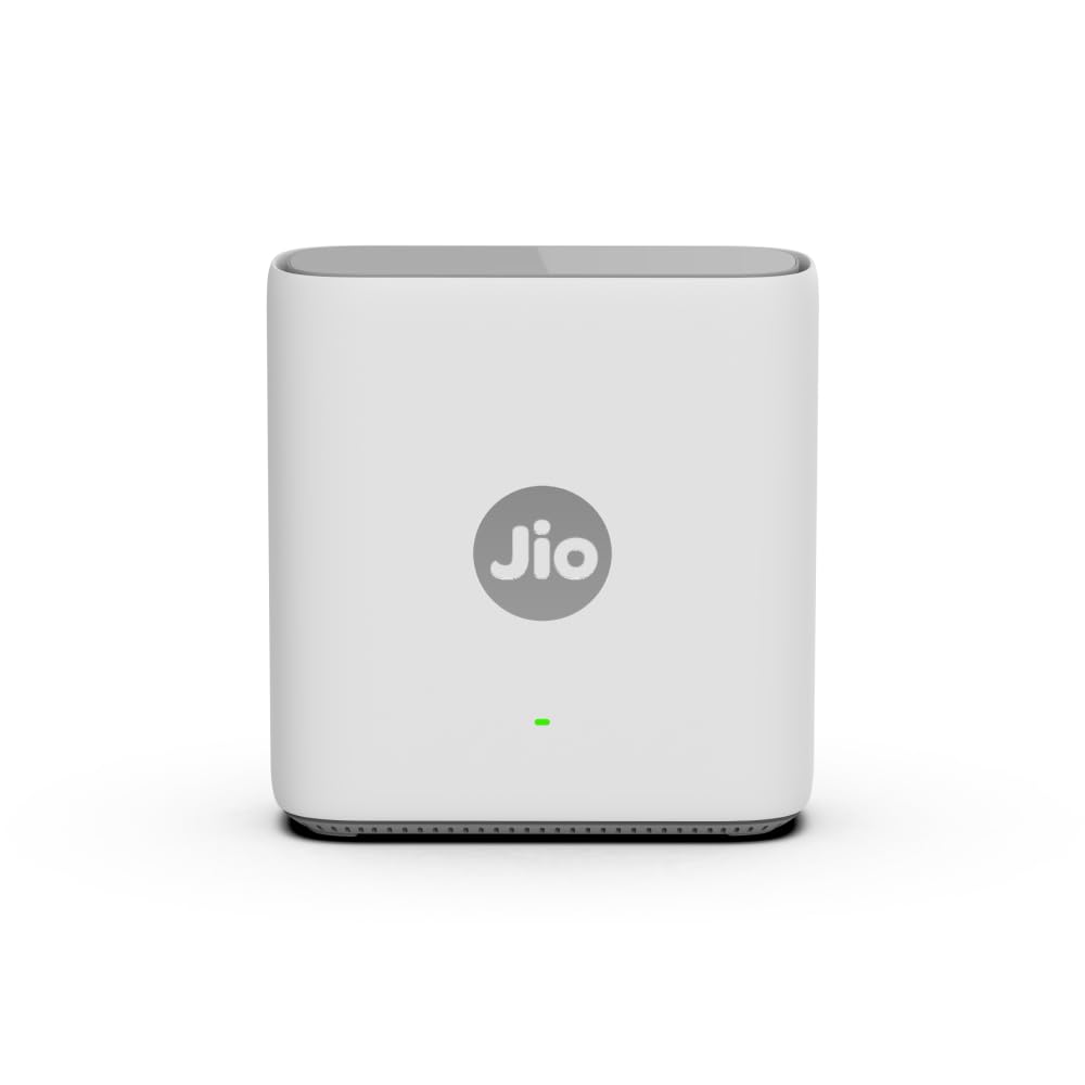 Jio AX6000 Mesh Extender, WiFi 6, Made for JioAirFiber Only, True AI ...