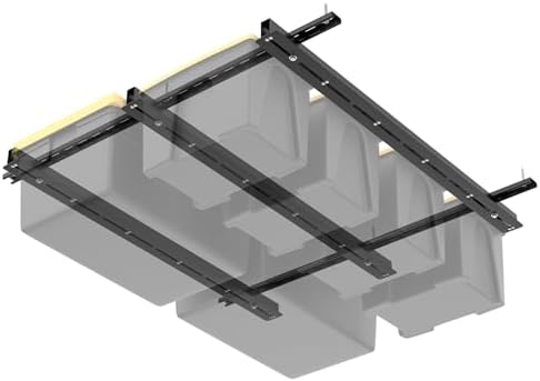 Amazon.com: TORACK Garage 16" Studs Ceiling Bin Storage Rack, Overhead ...