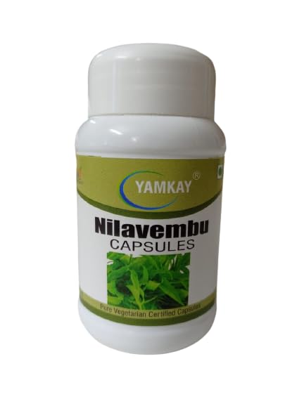Yamkay Nilavembu herbal Powder capsules 500MG -100 Capsule : Amazon.in ...