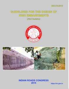 Guidelines for the Design of High Embankments: formerly MOST) Indian ...