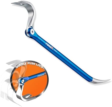 Poplock Indexing Pry Bar Set 3 Pieces, Adjustable Pry Bars, Double Push ...