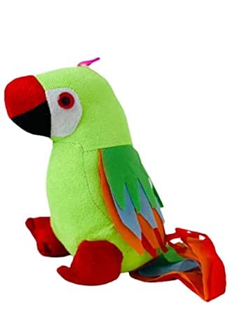 Buy Green Parrot Soft Stuffed Bird Toy for Kids Girls and Boys Online ...