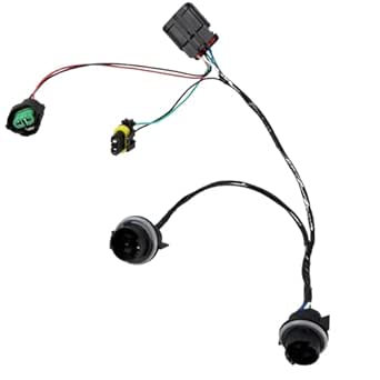 Amazon.com: KPALAG Headlight Wiring Harness Assembly Front Headlamp ...