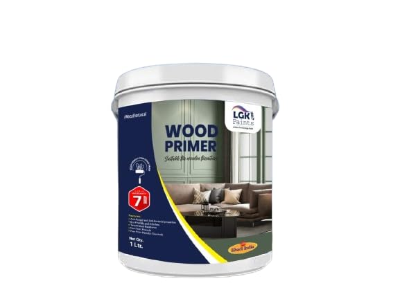 LGK PAINTS WOOD PRIMER 1 litre : Amazon.in: Home Improvement
