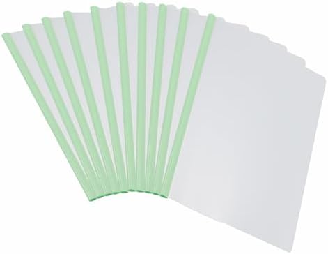 Amazon.com : PATIKIL Clear Report Covers with Sliding Bar, 10 Pcs 8mm ...