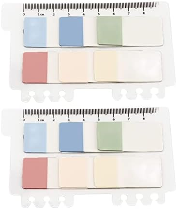 Transparent Sticky Notes 2 Sets, Translucent Index Tabs Page Markers ...