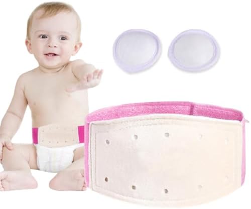 INGJIA Hernie ombilicale Ceinture bébé Bande de Ventre Infantile liant ...