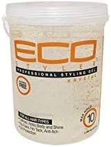 Amazon.com : Eco Style Ecoco Hair Gel Krystal - Strong Hold - Ideal For ...