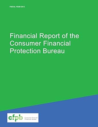 Financial Report of the Consumer Financial Protection Bureau: Consumer ...