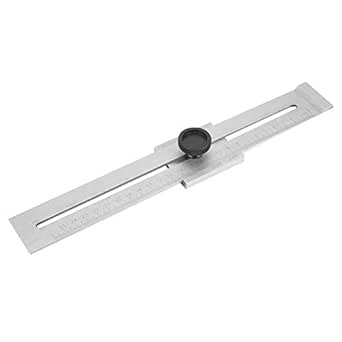 Sliding Marker Ruler, Carbon Steel Parallel Ruler Marker Gauge Precise ...