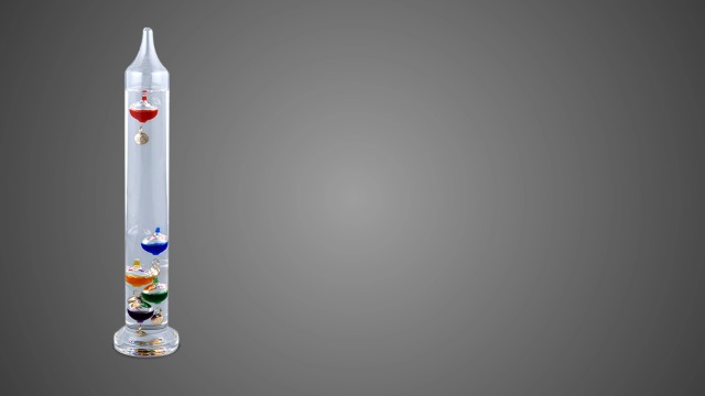 Watch Thermometer Glass Multicolor Floating Balls Office on Amazon Live