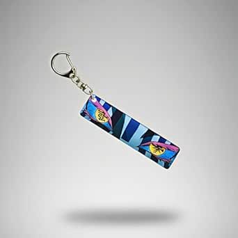 ZYNKAI Demon Slayer Anime Acrylic Glowing Eyes Keychain | Luminous Eye ...