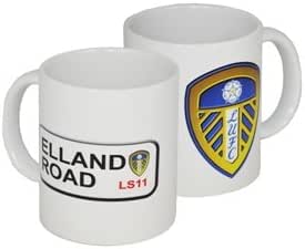 Leeds United - Elland Road Street Sign And Crest Mug : Amazon.co.uk ...