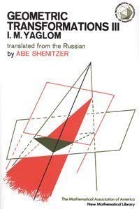 Amazon.com: Geometric Transformations III (New Mathematical Library ...