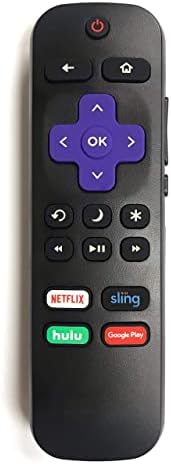 Amazon.com: Onn Roku TV Remote w/Volume Control & TV Power Button for ...