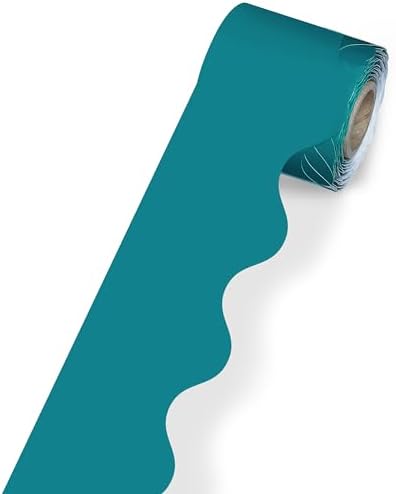 Carson Dellosa Farmhouse 65 Ft Scalloped Black and White Leaves ...