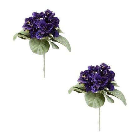 Amazon.com: Factory Direct Craft Purple African Violet Artificial Silk ...