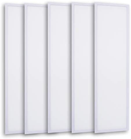 LUMINOSUM LED Flat Panel Troffer 1x4 Ft 40W (80W Equivalent), Edge-Lit ...