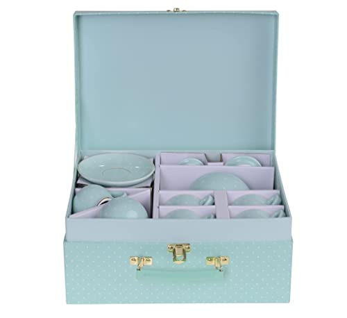 Jewelkeeper Porcelain Tea Set for Little Girls - 13-Piece Tea Party Set ...
