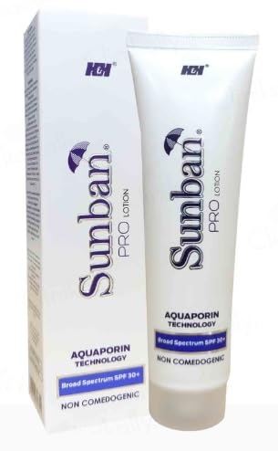 H & H Sunban Pro Lotion For All Skin Types SPF 30+ - 60Ml : Amazon.in ...
