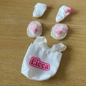 Amazon.co.jp: Takara Licca-chan Bag Slippers Socks Outfit Miniature ...