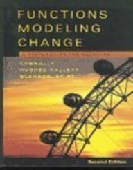 Functions Modeling Change: A Preparation for Calculus: Connally, Eric, Hughes-Hallett, Deborah ...
