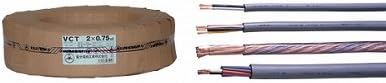 Amazon | VCT-1.25sq×2C(100m) | 電源ケーブル