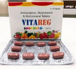 VITAREG Antioxidant Multivitamin & Multiminerals tablets (10 tablets ...