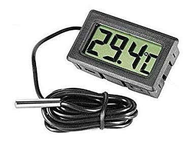 ERH INDIA Mini LCD Digital Thermometer Sensor Wired for Room temperaure ...