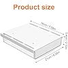 Minjuna 2Pcs Under Desk Drawers, 21x18x5.4 cm Self-Adhesive Under Desk ...