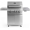 Amazon.com: Victory 3-Burner Propane Gas Grill With Infrared Side ...