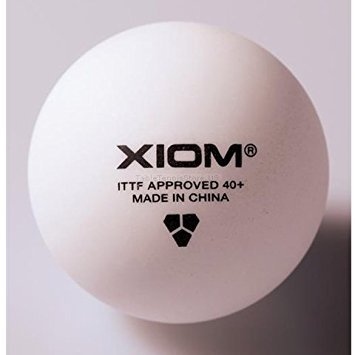 Xiom ITTF Seamless 3-Star 40+ Poly/Plastic Balls- Pack of 6 Balls (White) : Amazon.in: Sports ...