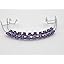 Amazon.com : 2PCS One Step Fake Braces with Fashion Power Chain Metal ...