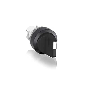 ABB M2SS1-10B Interruptor selector modular, 2 posiciones, mango corto, negro, sin iluminación ...