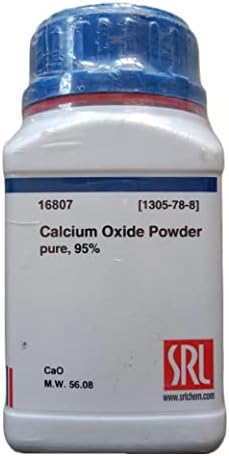 SRL Calcium Oxide Powder pure, 95% 500Gm, CAS 1305-78-8, Molecular ...