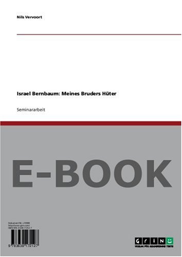 Israel Bernbaum: Meines Bruders Hüter : Amazon.de: Bücher