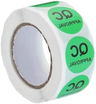 Amazon.com : MECCANIXITY Inventory QC Approval Stickers Labels 25mm/1 ...