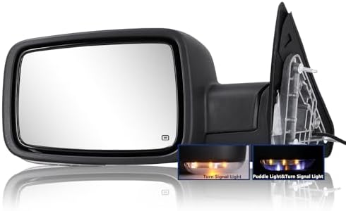 Driver Left Side Heated Mirror Glass Replacement for 2009-2018 Dodge ...