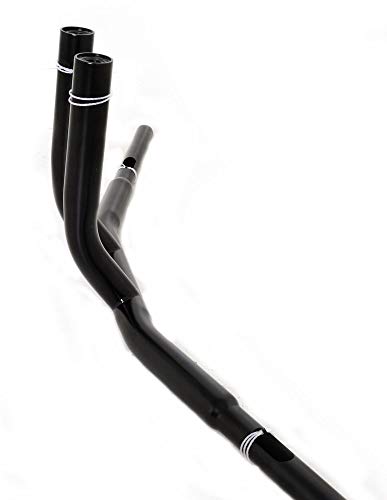 Demon's Cycle 8" Black Pullback T-Bar Motorcycle Handlebars: Buy Online ...