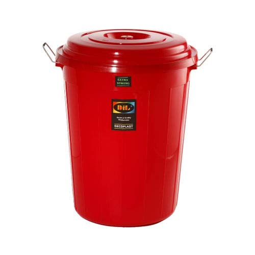 Shop Icon Multipurpose Plastic Storage Bucket (30Ltr,Red) : Amazon.in ...