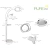 PURElite Magnifying LED Craft Lamp - Floor Lamp, Table Lamp & Clip-on ...