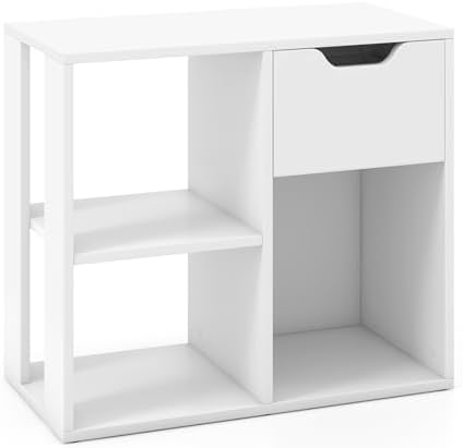 Amazon.com: ThreeHio Vintage Bookshelf, Wooden Kids Bookshelf with 3 ...