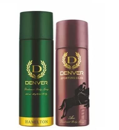 Buy DENVER Hamilton Deo (200ML) + Ace Deo (165ML) - Combo Pack of 2 ...