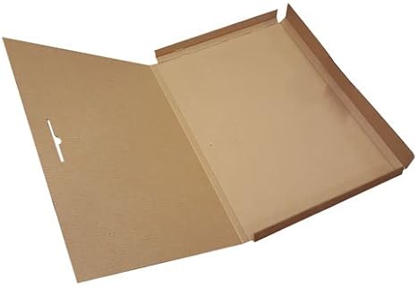 A2 Brown Cardboard Folders Wraps Boxes for Posters Artwork Coursework ...