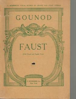 Gounod FAUST: A Lyric drama in five acts (With French and English texts ...